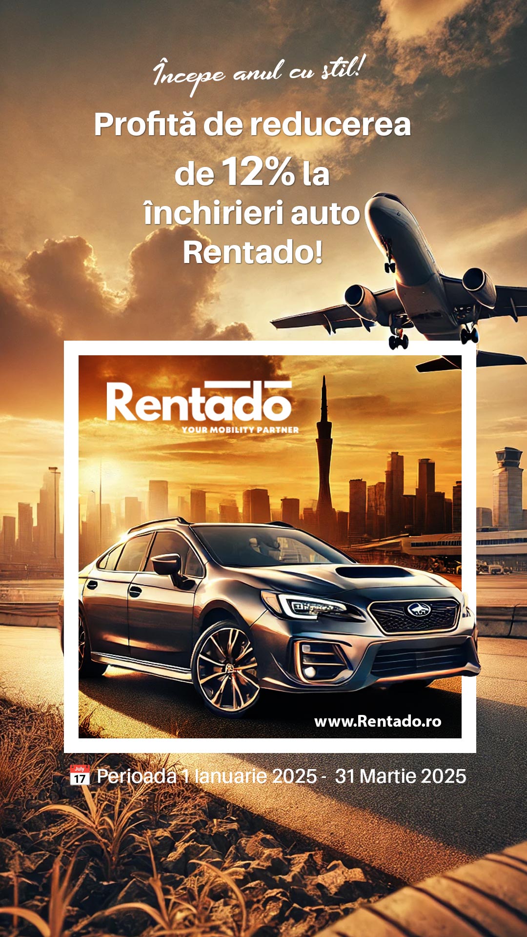 Inchirieri masini fără garanție, Aeroport Otopeni, Bucuresti, Rentado